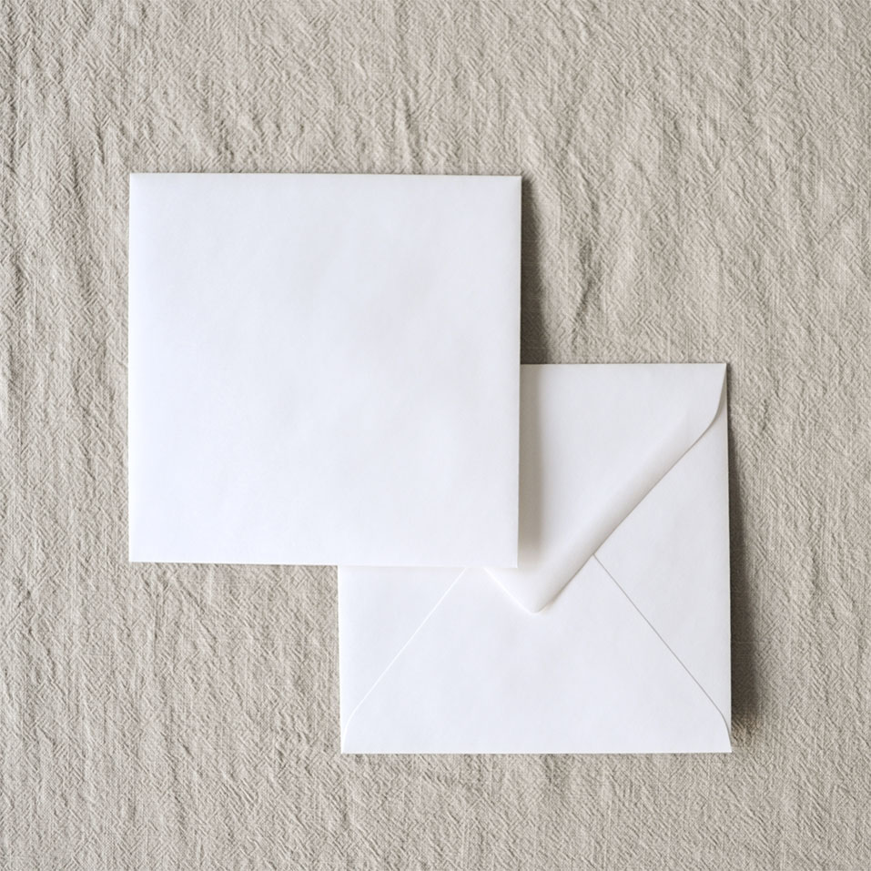 Envelope with Return Address | Square – Blecktorn Design