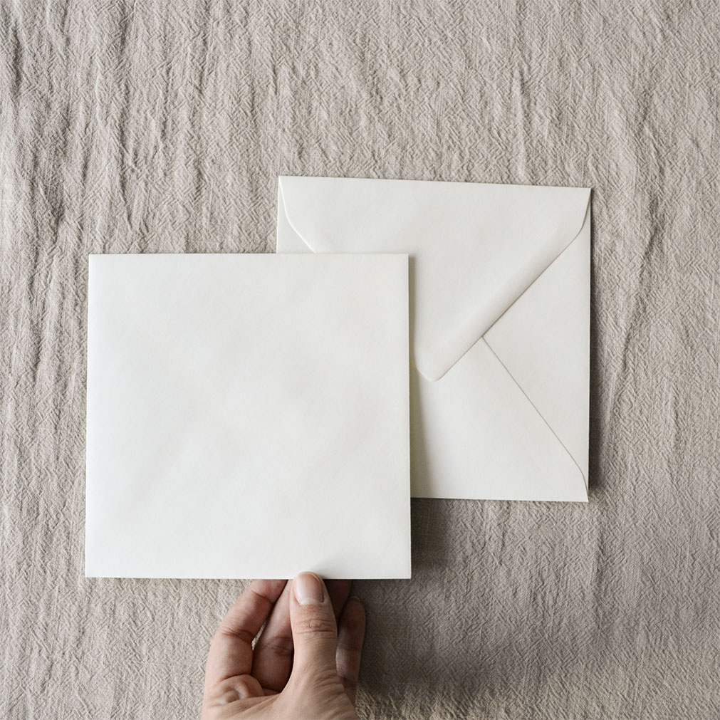 Envelope with Return Address | Square – Blecktorn Design